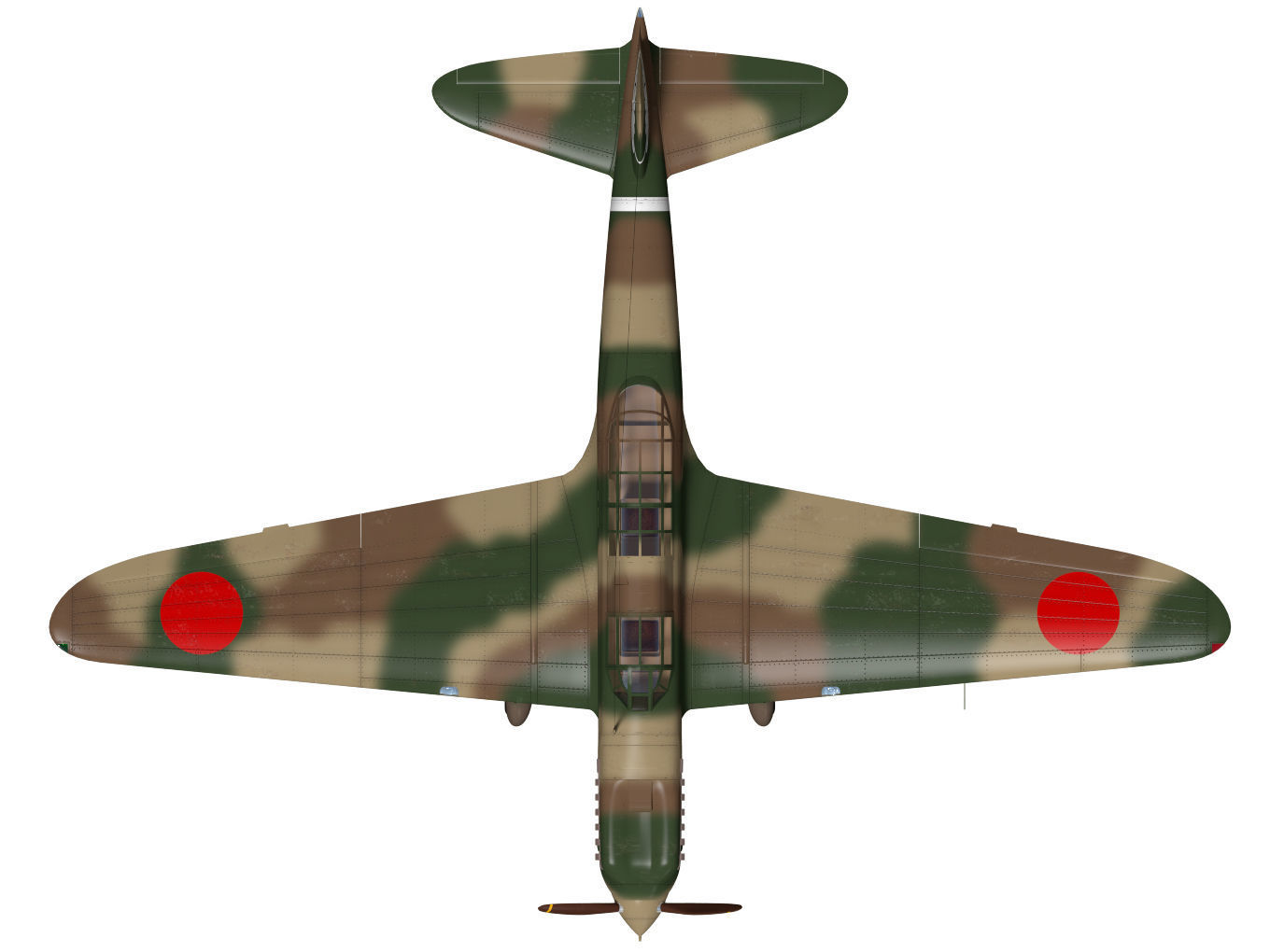 Ki32 Type 98 Light Bomber Mary 3D model | CGTrader