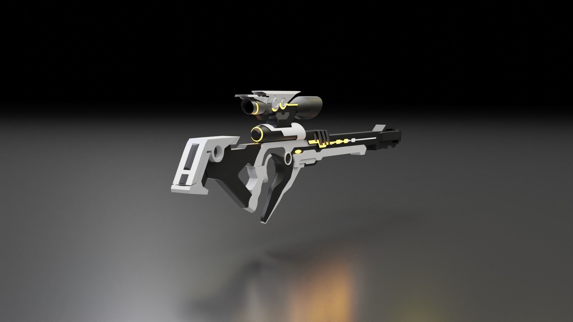 3D model Sci-fi Sniper VR / AR / low-poly | CGTrader