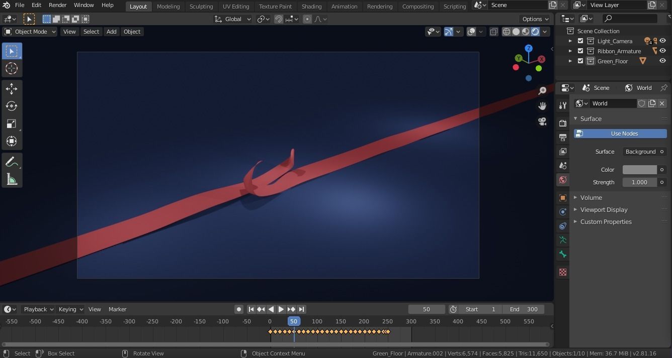 Animated Ribbon Bow 3D model animated rigged | CGTrader