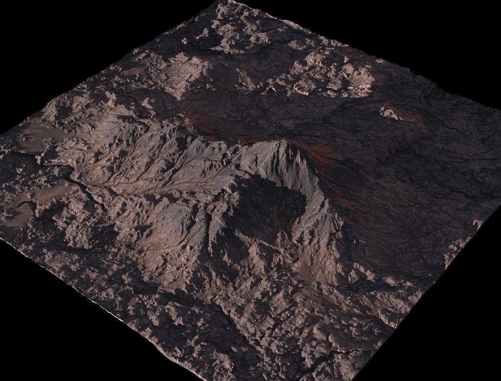 cinematic rocky terrain 4k 3D model | CGTrader