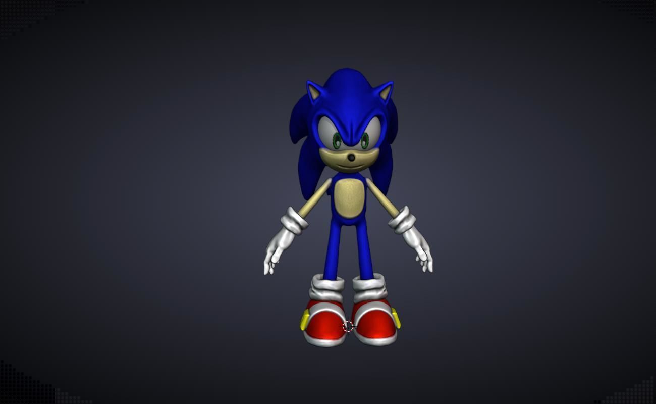 3D model Sonic And Friends VR / AR / low-poly | CGTrader
