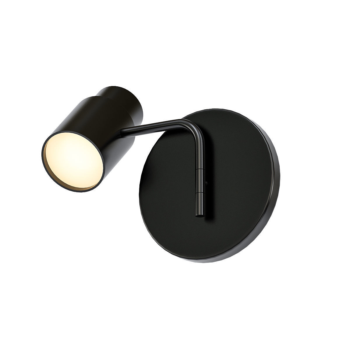 Reel K wall light with shade 3D model | CGTrader