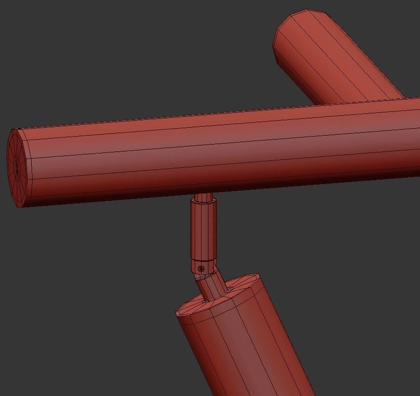 Backlight K wall lamp with light 3D model | CGTrader