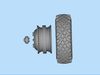STL printable Mold RC Truck tire Rims and Tire files 3D model 3D ...