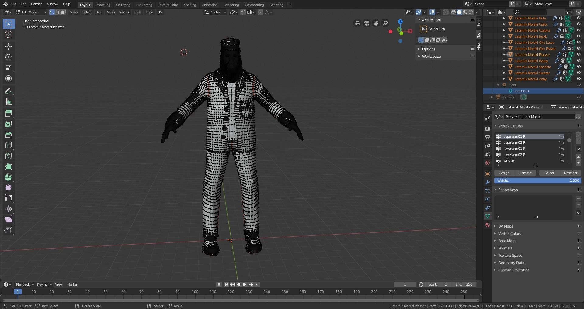 3D model Latarnik - Lighthouse Keeper VR / AR / low-poly | CGTrader