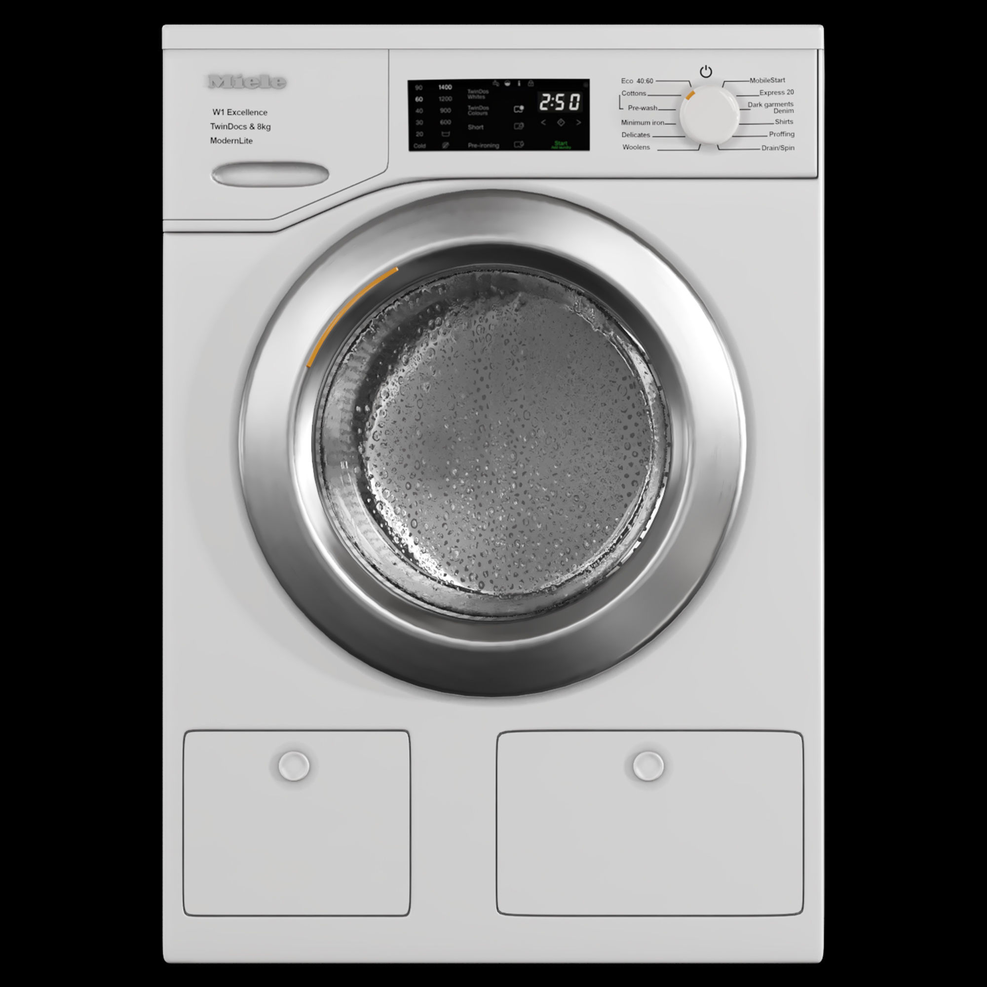 Miele Washing machine and Dryer 3D model | CGTrader