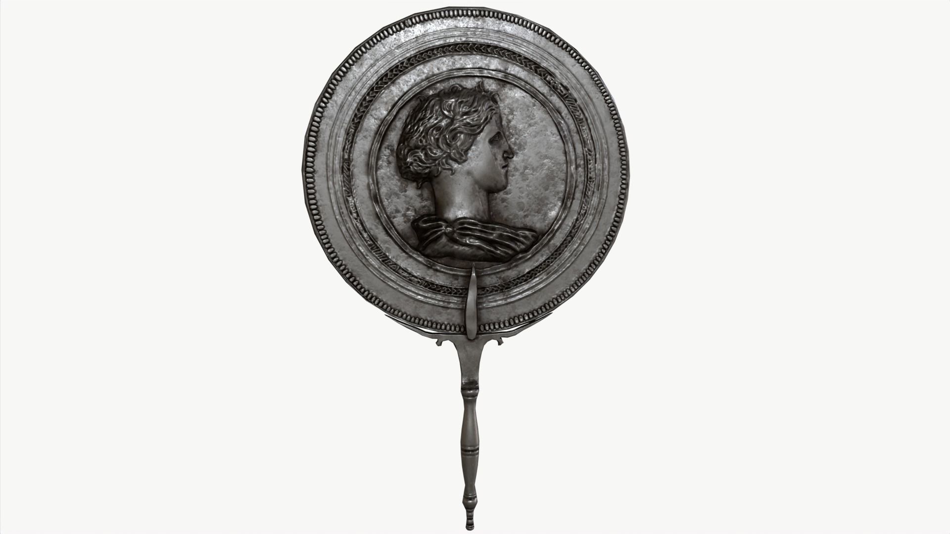3D model Roman silver mirror VR / AR / low-poly | CGTrader