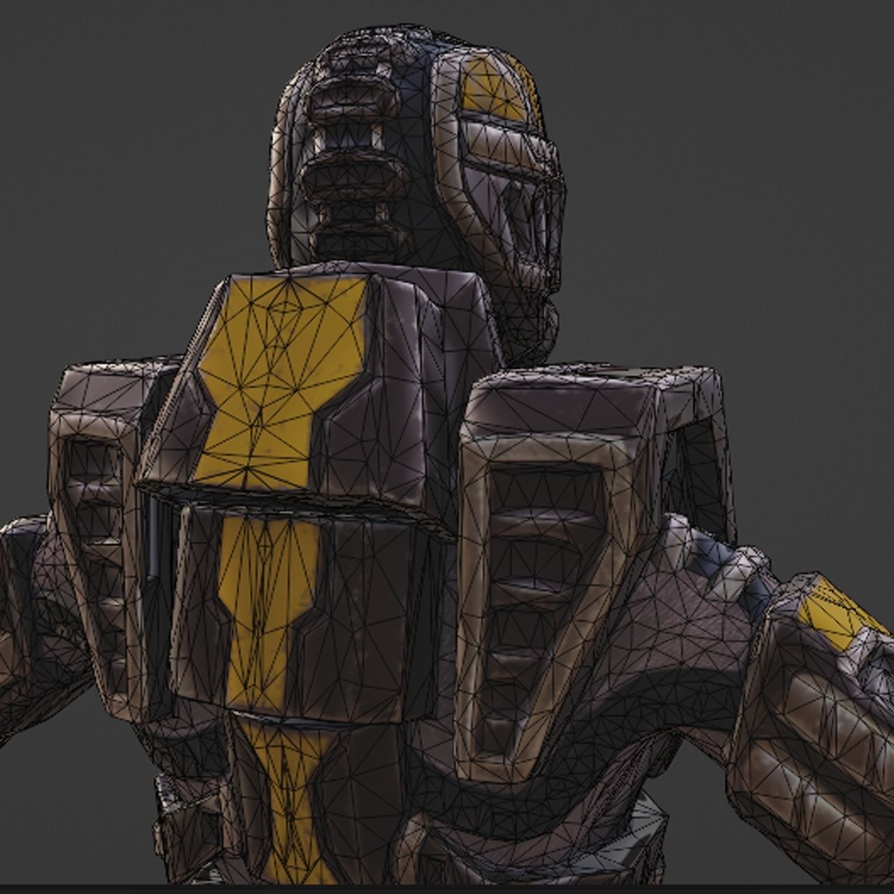 Armored man - low-poly game ready model Armor free VR / AR / low-poly ...