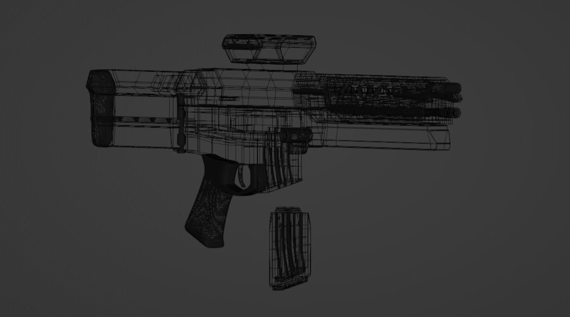 Sci-Fi DMR free VR / AR / low-poly 3D model | CGTrader