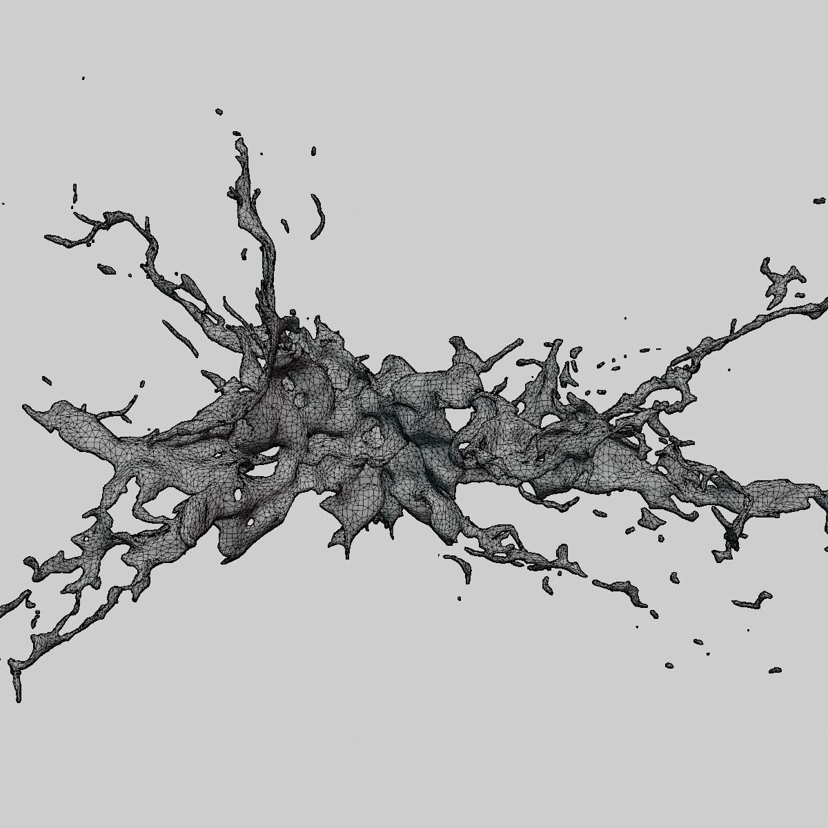 Animated Blood Splash 39 3D model | CGTrader