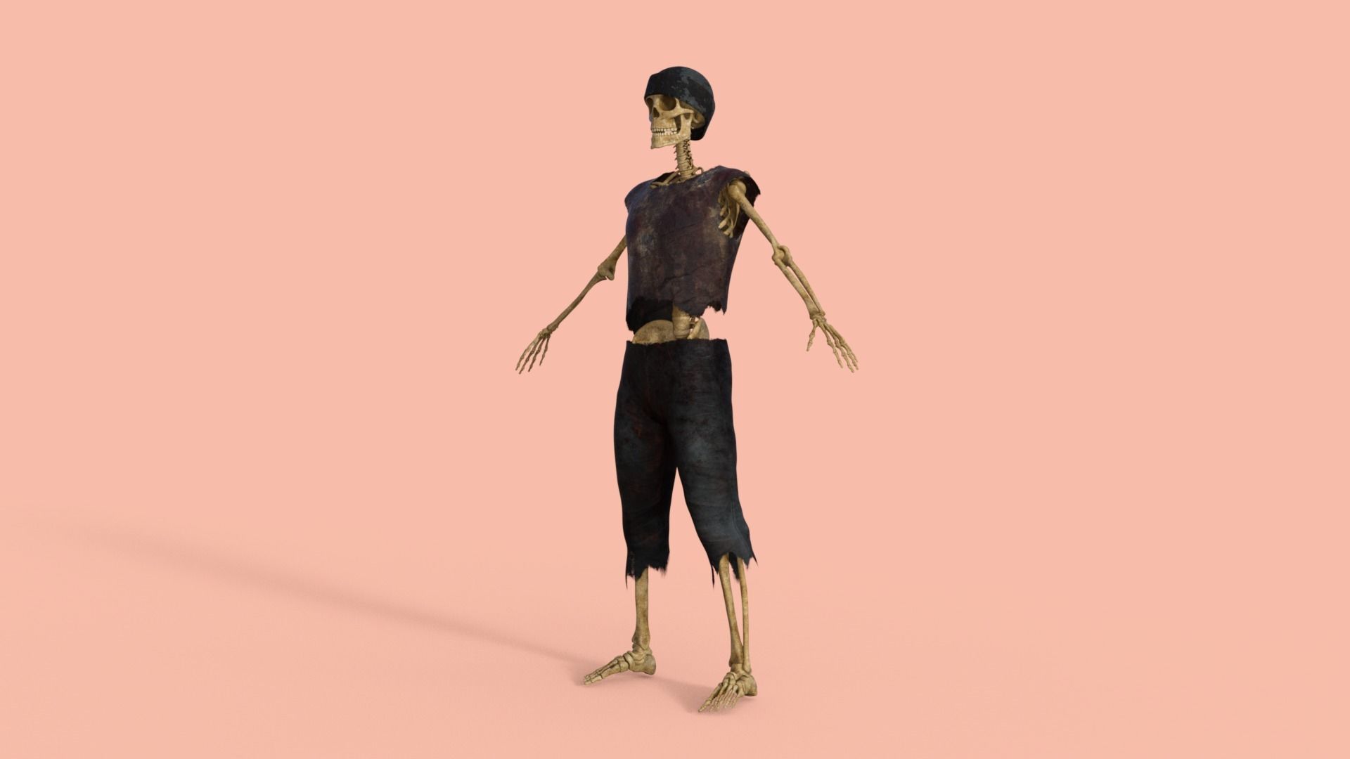 Scary Skeleton 3D model | CGTrader