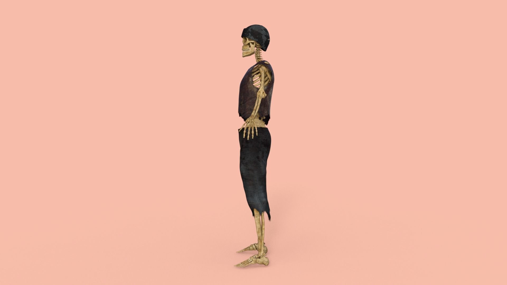 Scary Skeleton 3D model | CGTrader