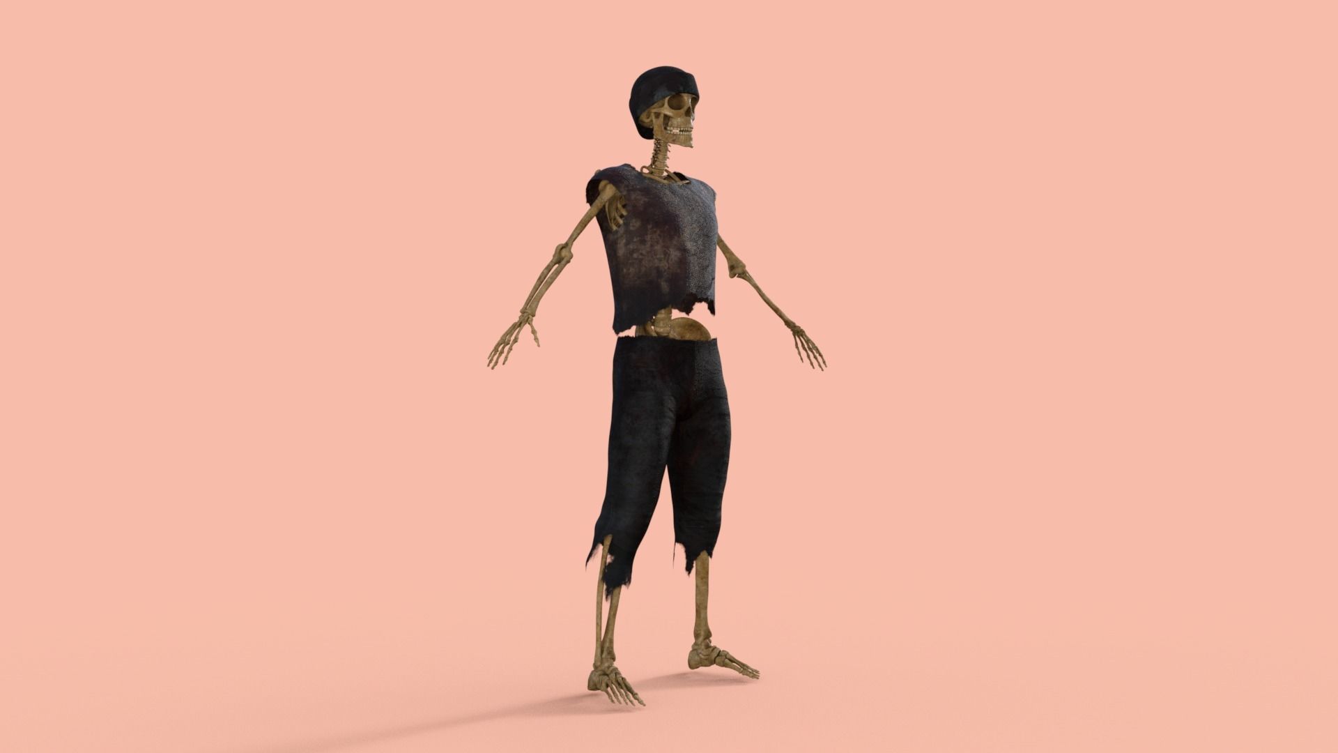 Scary Skeleton 3D model | CGTrader