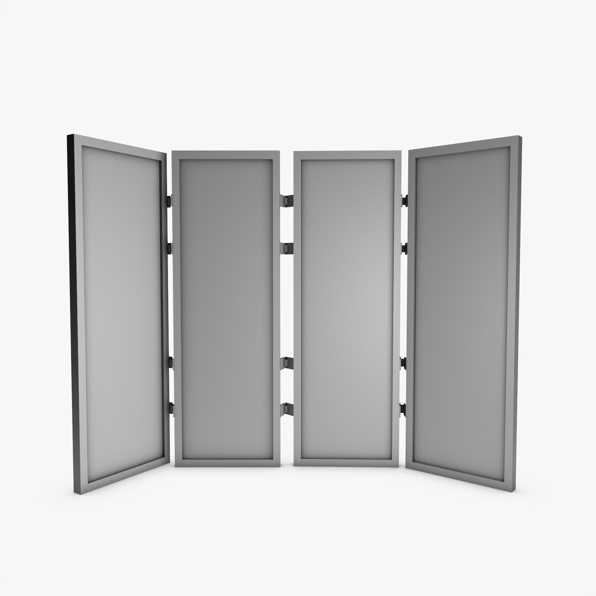 3D model Japanese Shoji Screen Panel Room Divider Low Poly VR / AR / low-poly | CGTrader