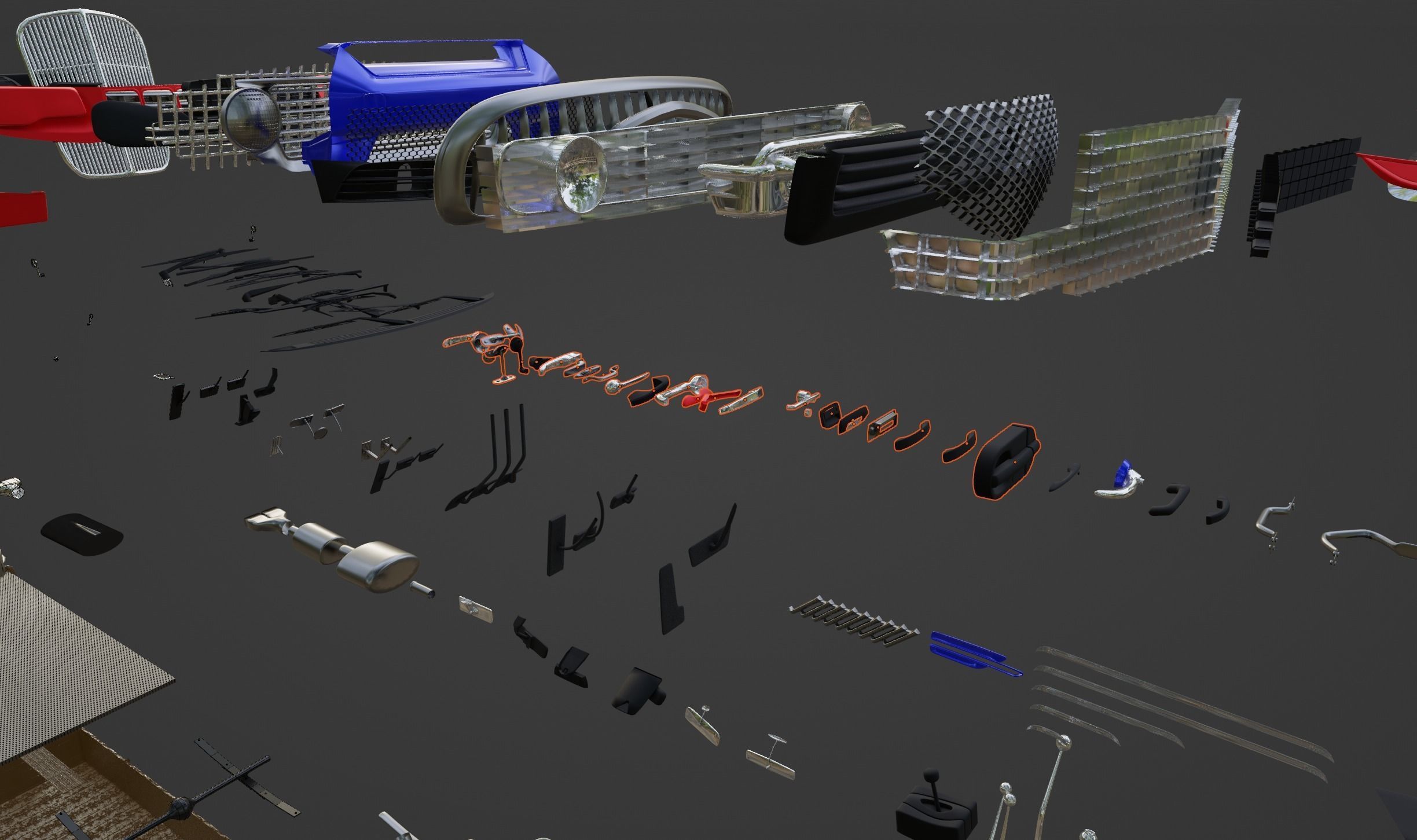 Vehicle Kitbash 3D model | CGTrader