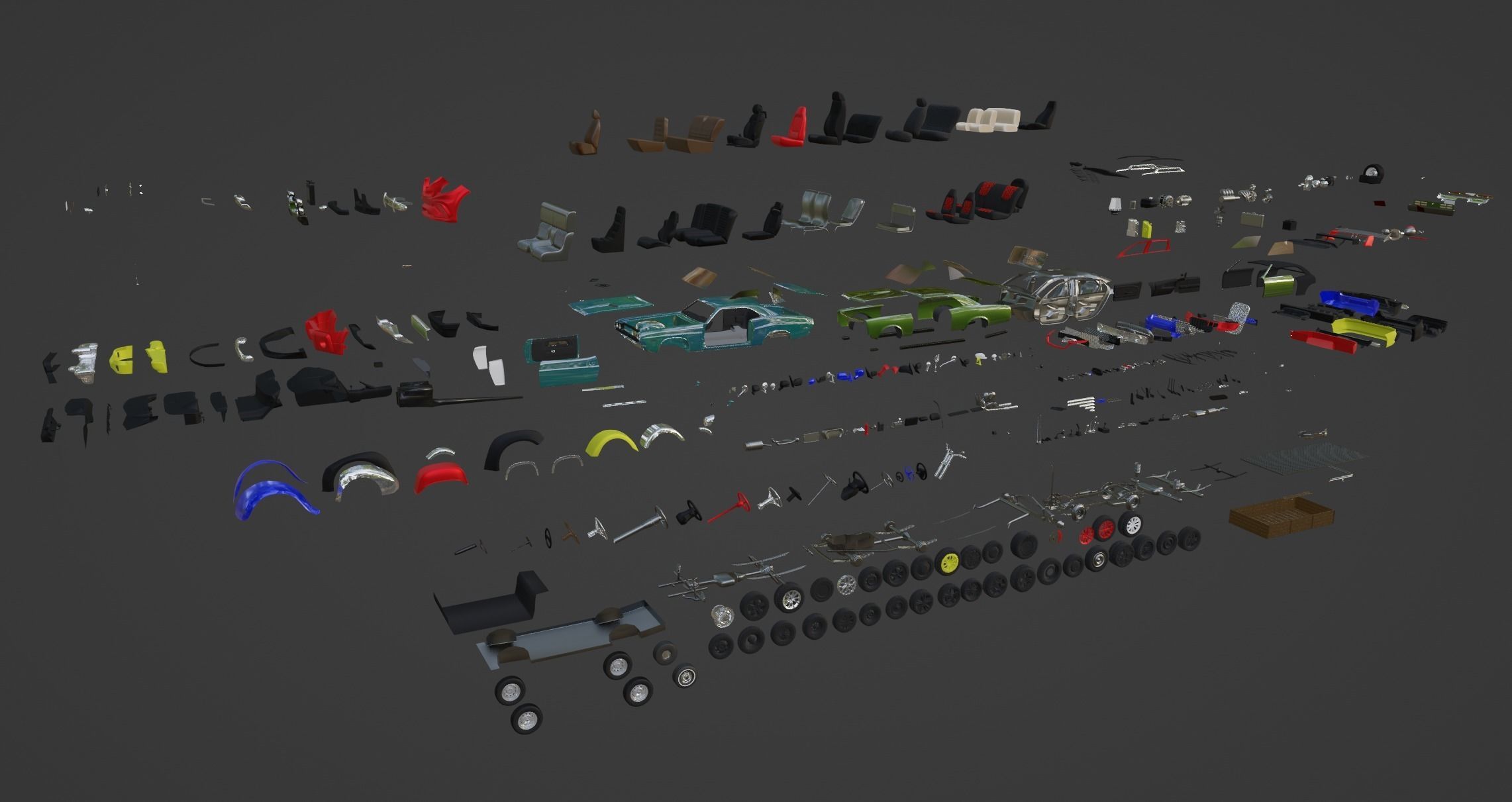 Vehicle Kitbash 3D model | CGTrader