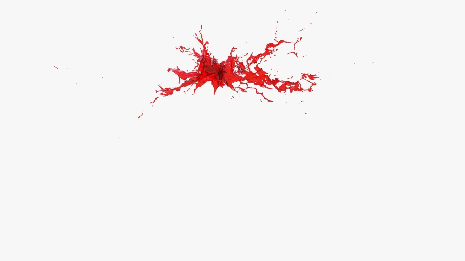 Animated Blood Splash 35 3D model animated | CGTrader