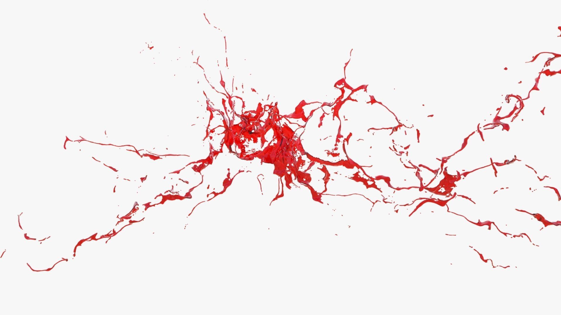 Animated Blood Splash 35 3D model animated | CGTrader