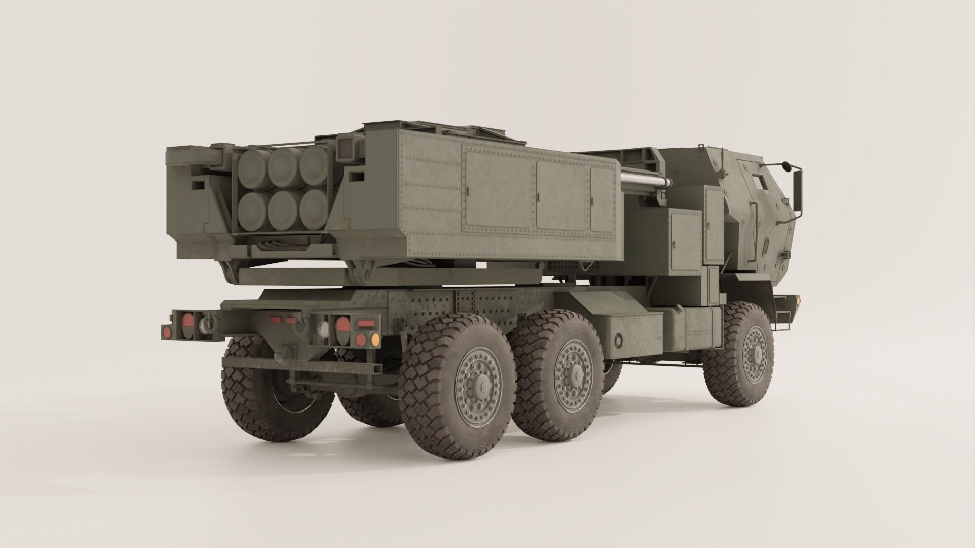 3D model M142 HIMARS - High Mobility Artillery Rocket System 3D model VR / AR / low-poly | CGTrader