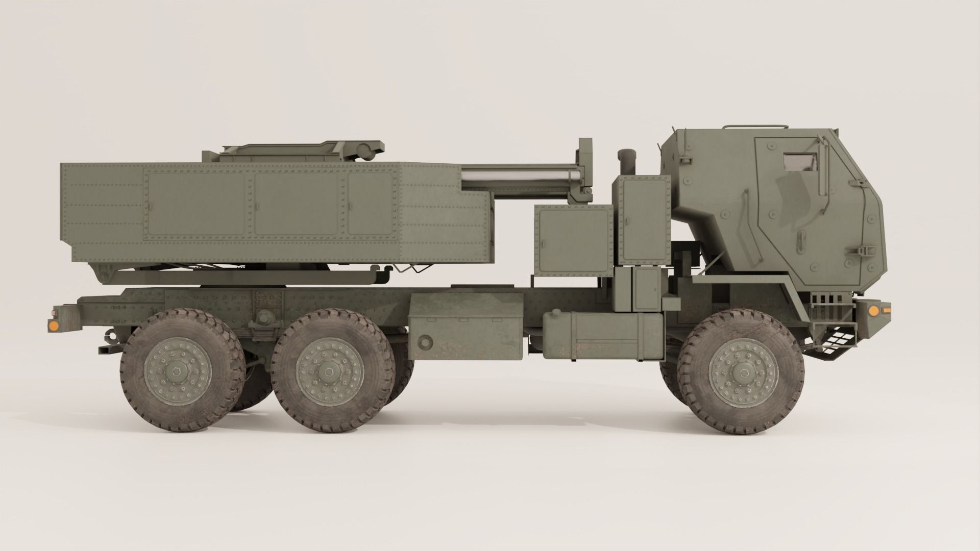 3D model M142 HIMARS - High Mobility Artillery Rocket System 3D model VR / AR / low-poly | CGTrader