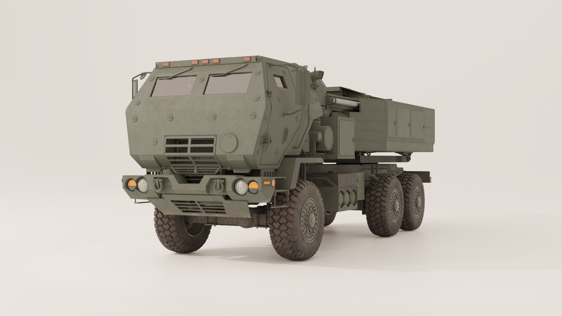 3D model M142 HIMARS - High Mobility Artillery Rocket System 3D model VR / AR / low-poly | CGTrader