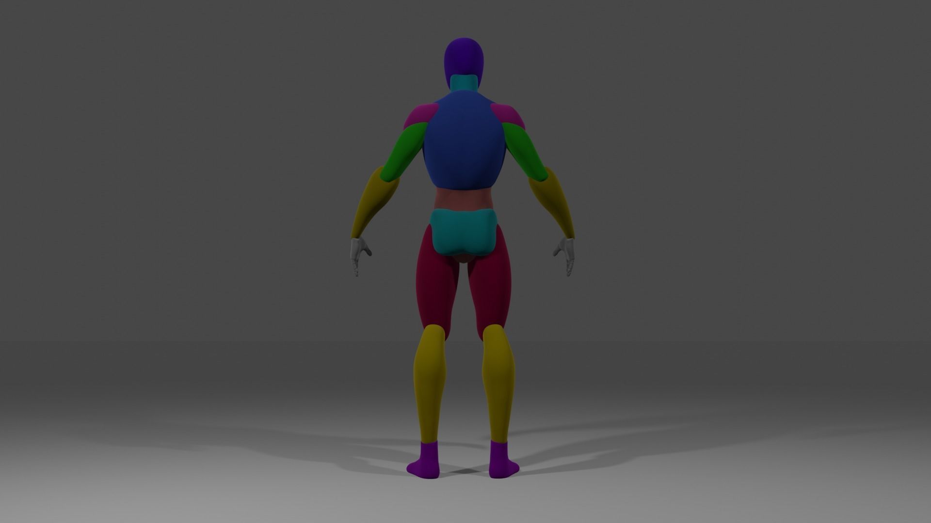 Simple Male Base Mesh 3D model | CGTrader