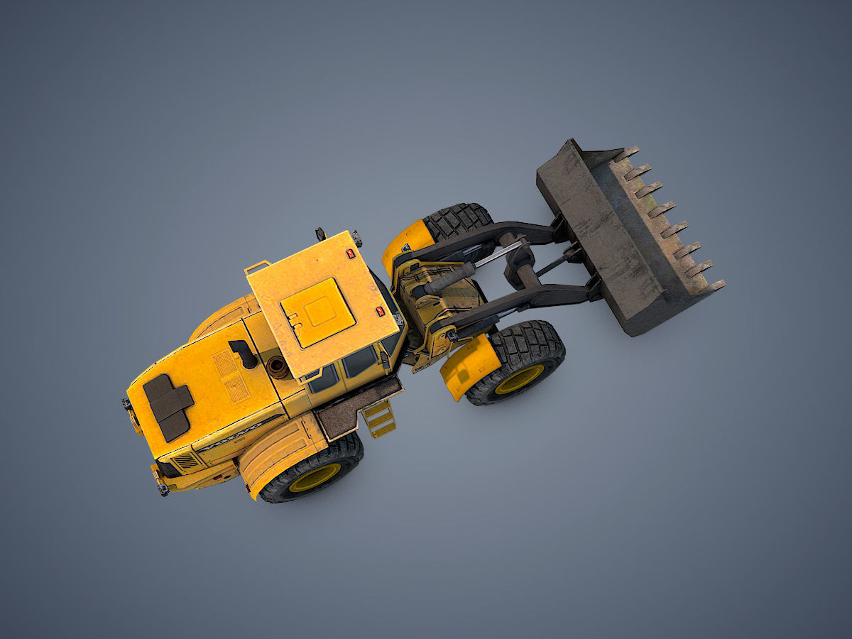 3D model Wheel Loader VR / AR / low-poly | CGTrader