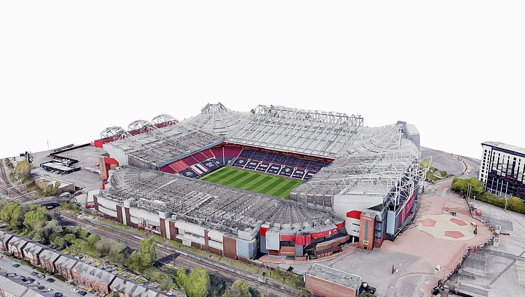 3D model Old Trafford Stadium - Manchester United VR / AR / low-poly ...