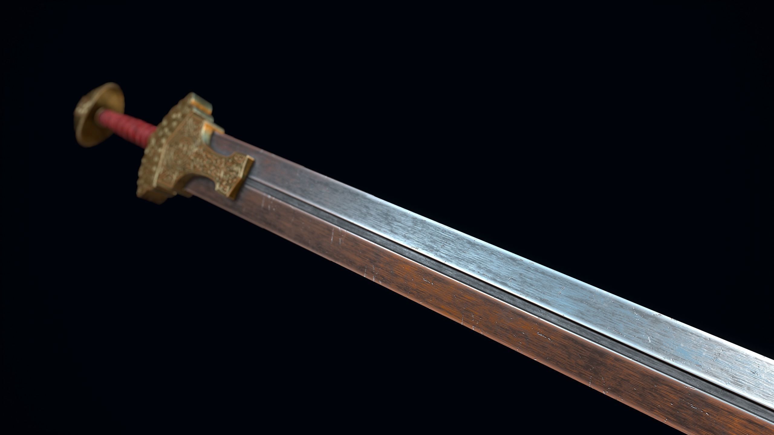 3D model The Viking Age Sword VR / AR / low-poly | CGTrader