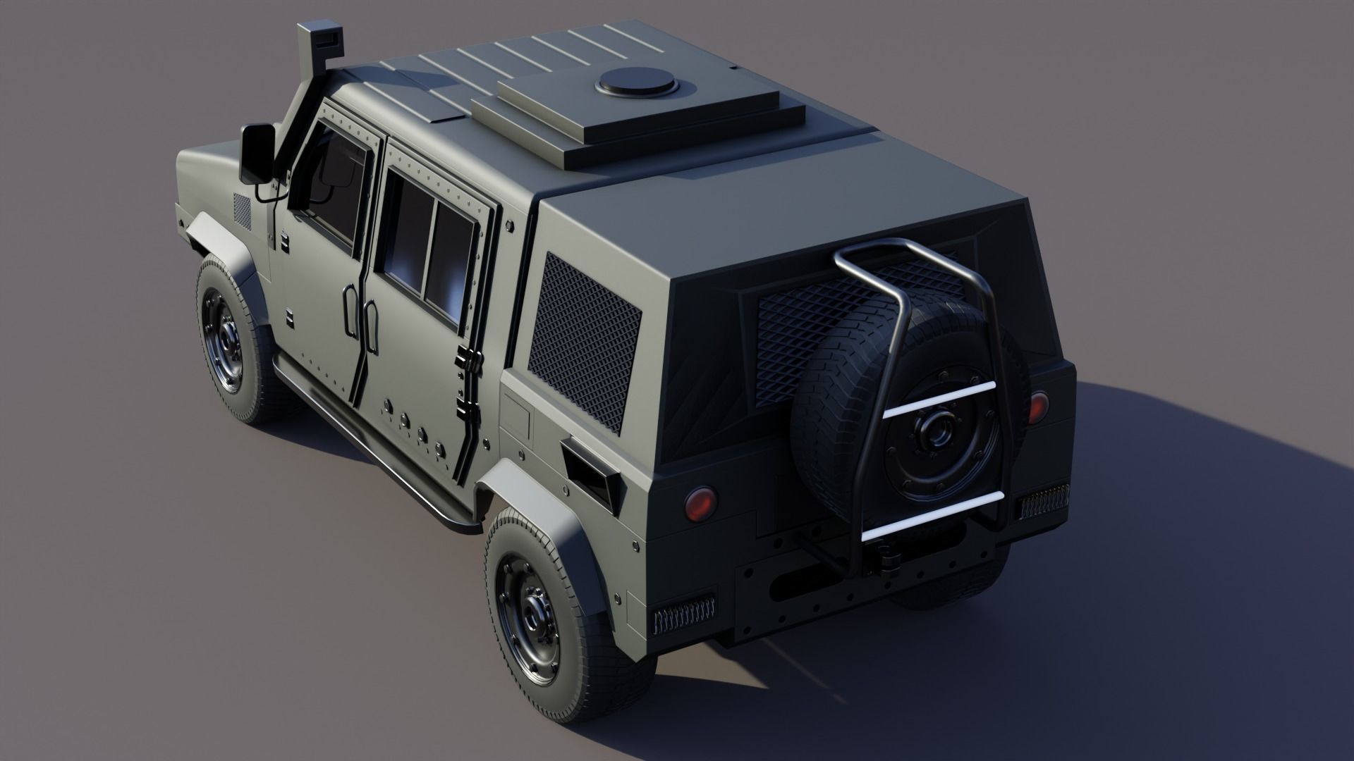 3D model Car Jeep VR / AR / low-poly | CGTrader