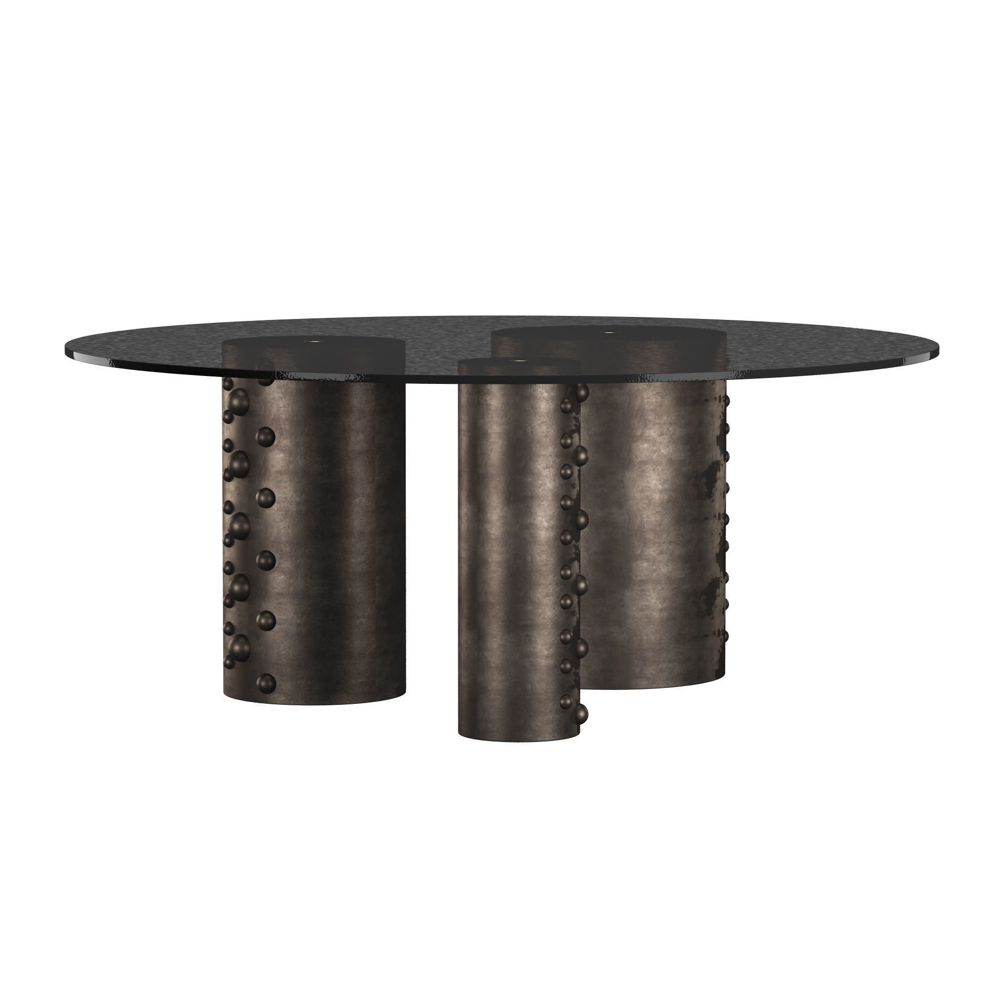 Fiona Barrett Campbell Column Coffee table 3D model | CGTrader