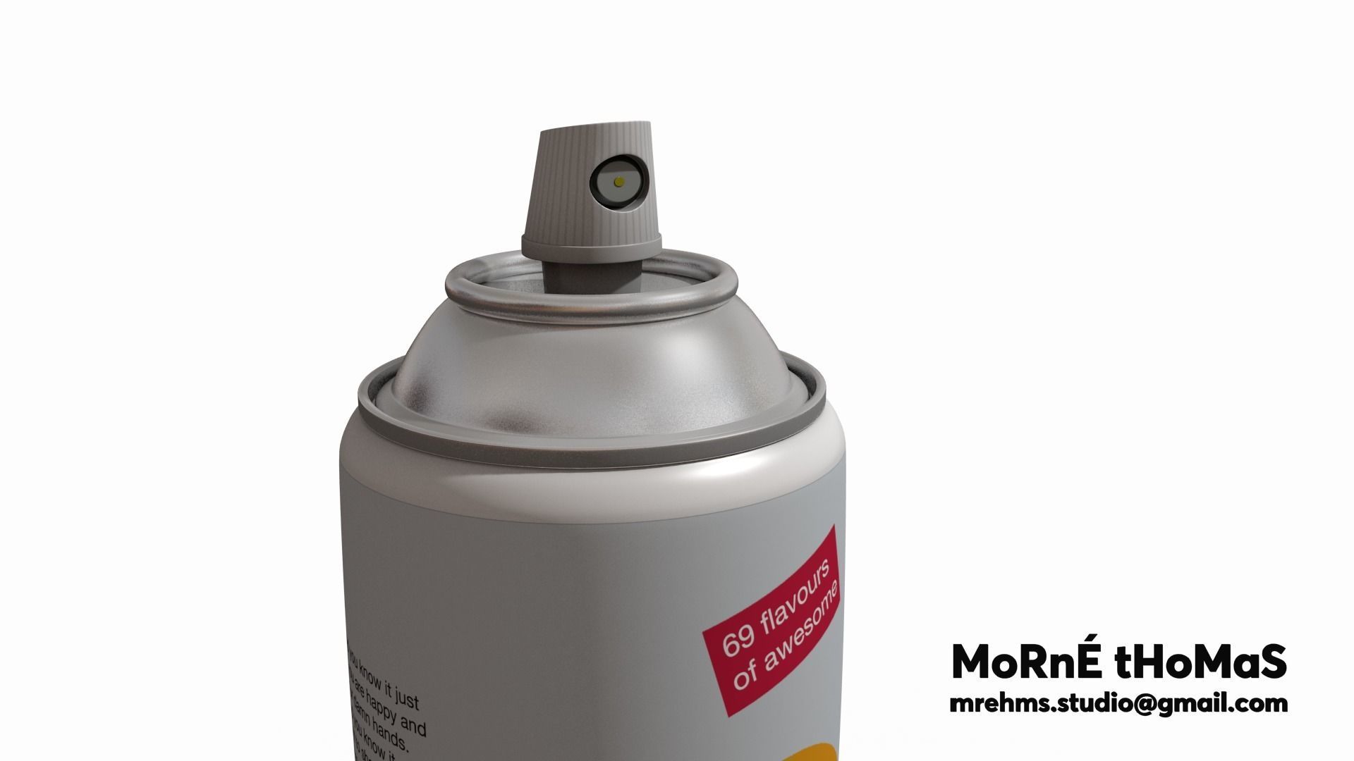 Spray Can character with squash and stretch 3D model rigged | CGTrader