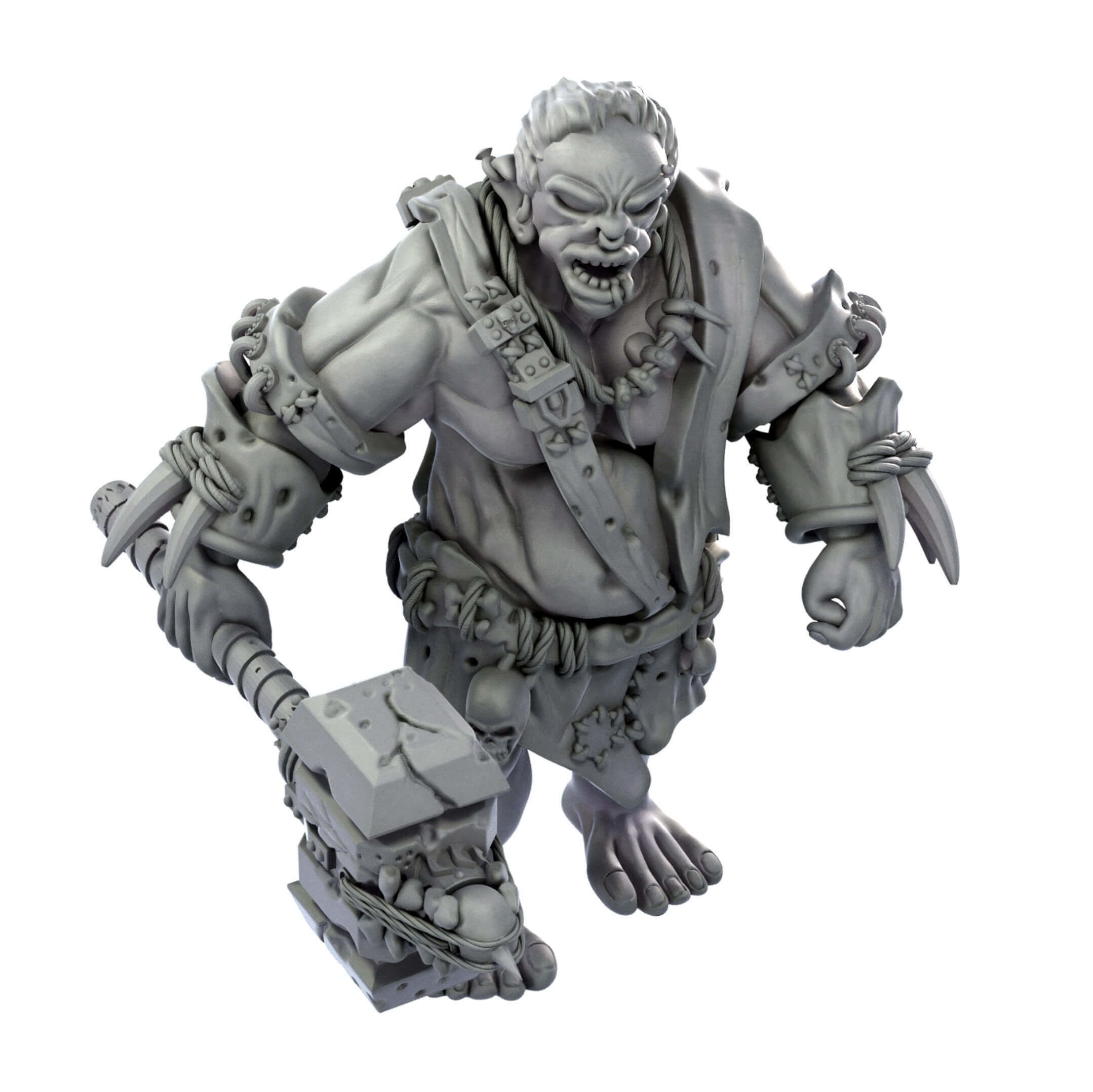 dnd Multiple Ogre Miniatures Fantasy Resin Prints 3D model 3D printable ...