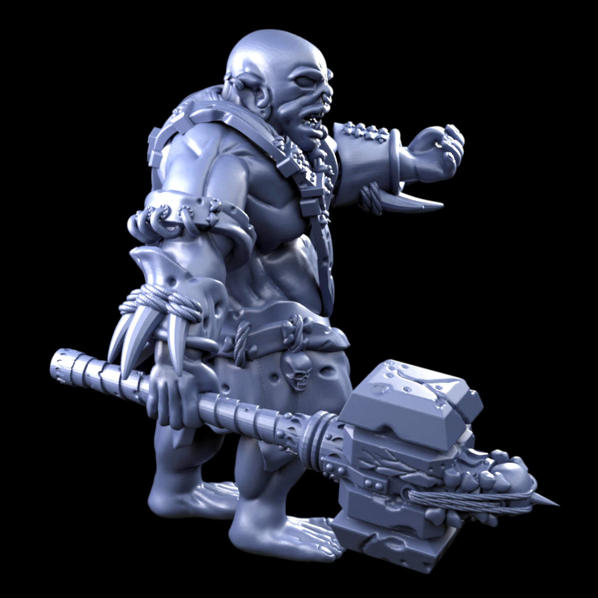 dnd Multiple Ogre Miniatures Fantasy Resin Prints 3D model 3D printable ...