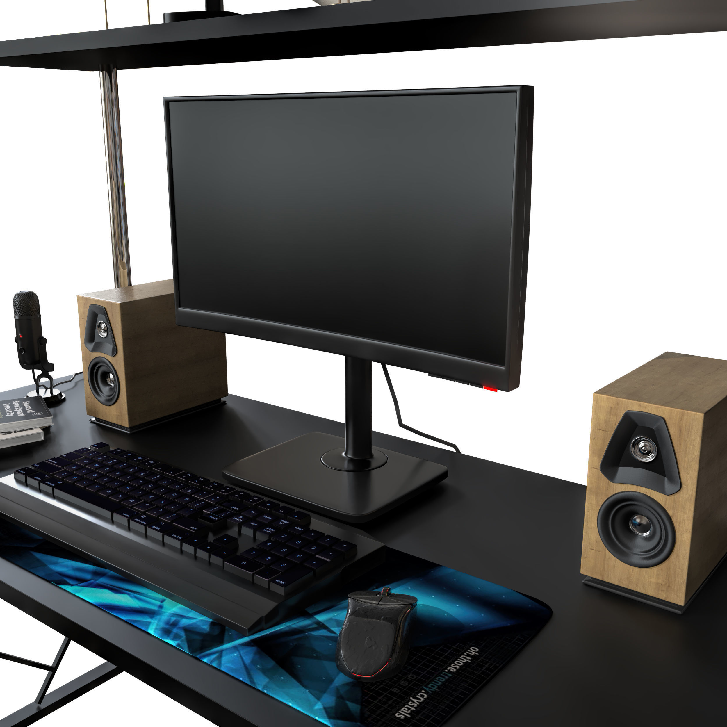 3D model pc office work VR / AR / low-poly | CGTrader