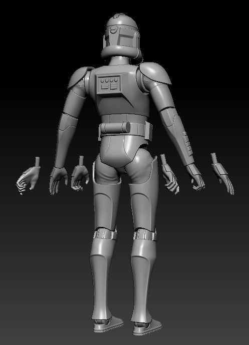 Animated Phase 2 CT 6 inch figure and Armor 3D files 3D model 3D ...