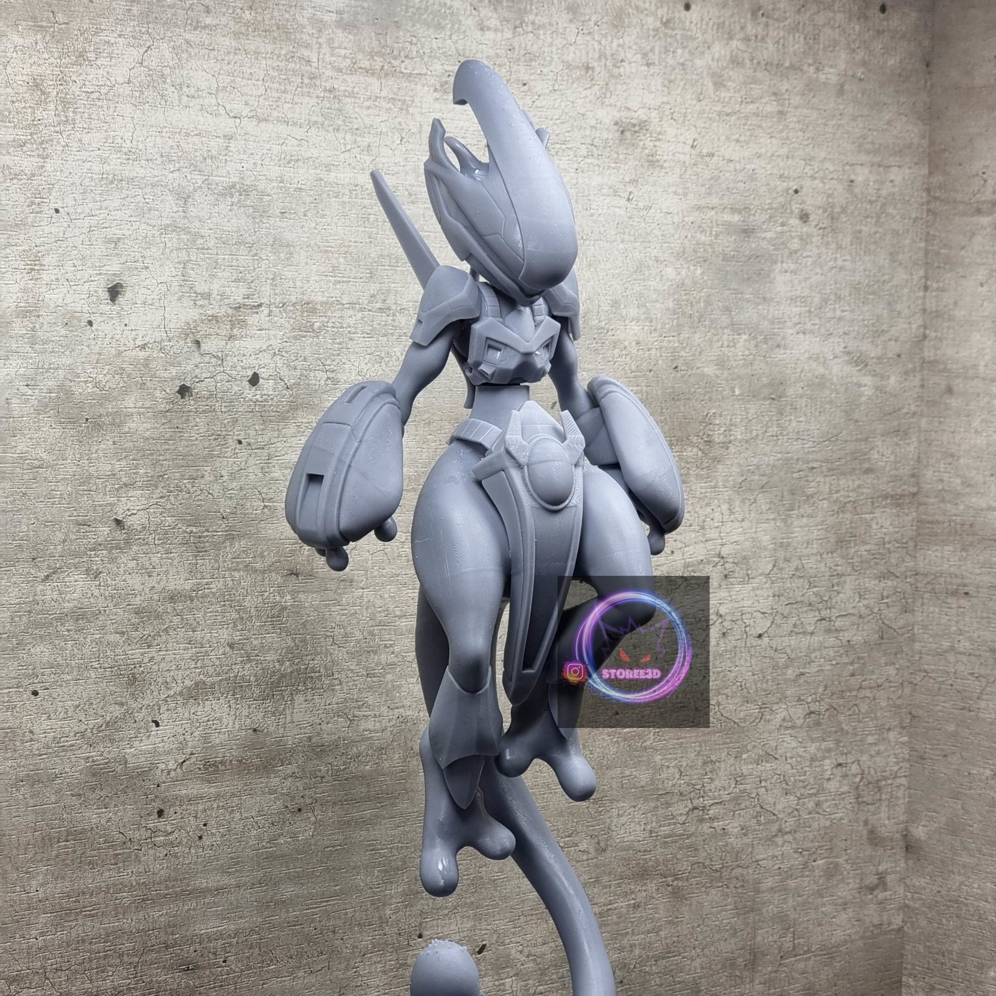 Cyber Mewtwo on Birth Chamber Capsule 3D model 3D printable | CGTrader