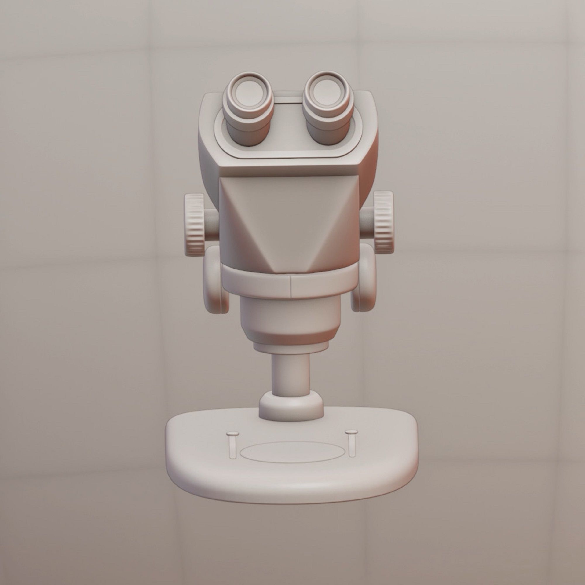 Stereo Microscope 3d Model Cgtrader