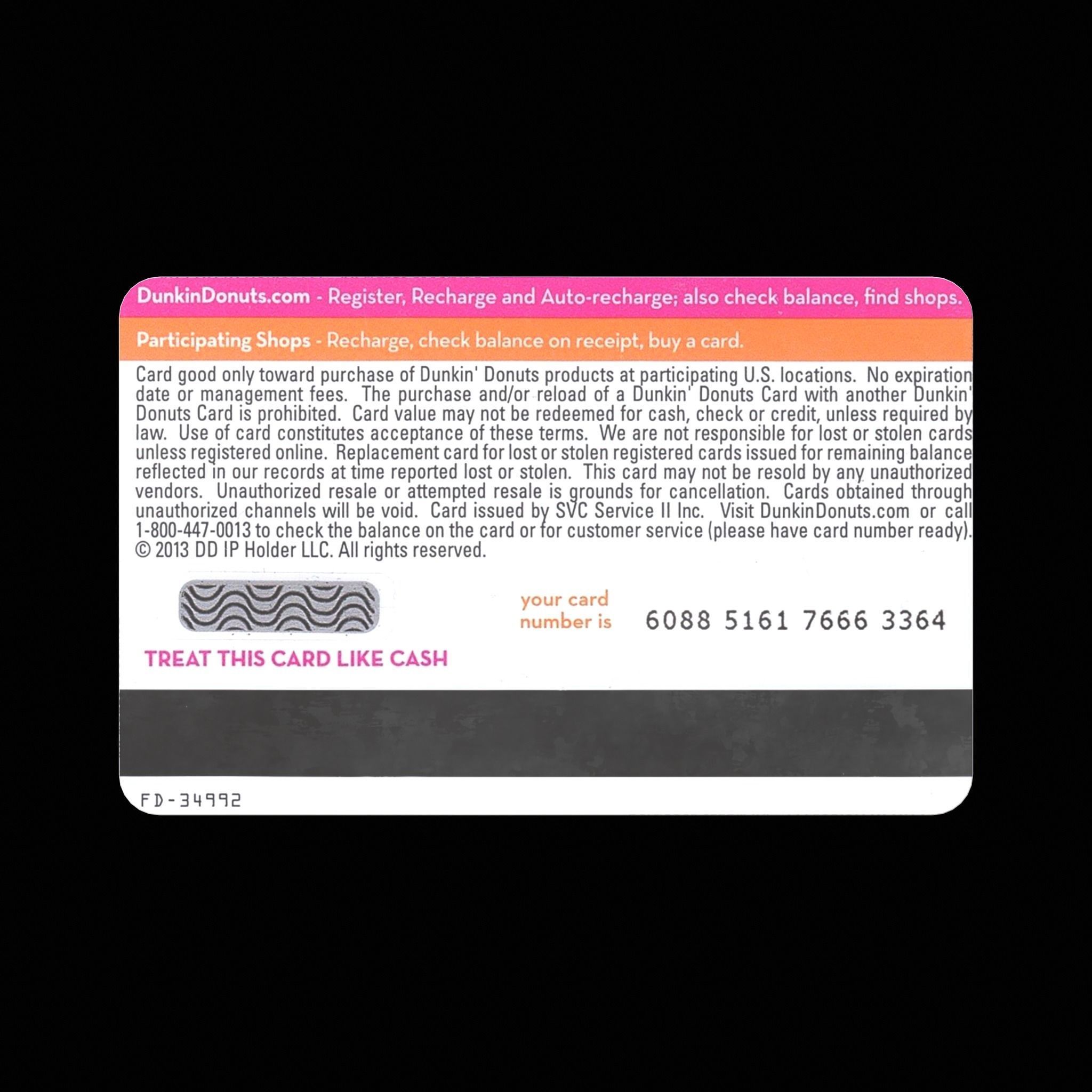 3D model Dunkin Donuts Card VR / AR / low-poly | CGTrader