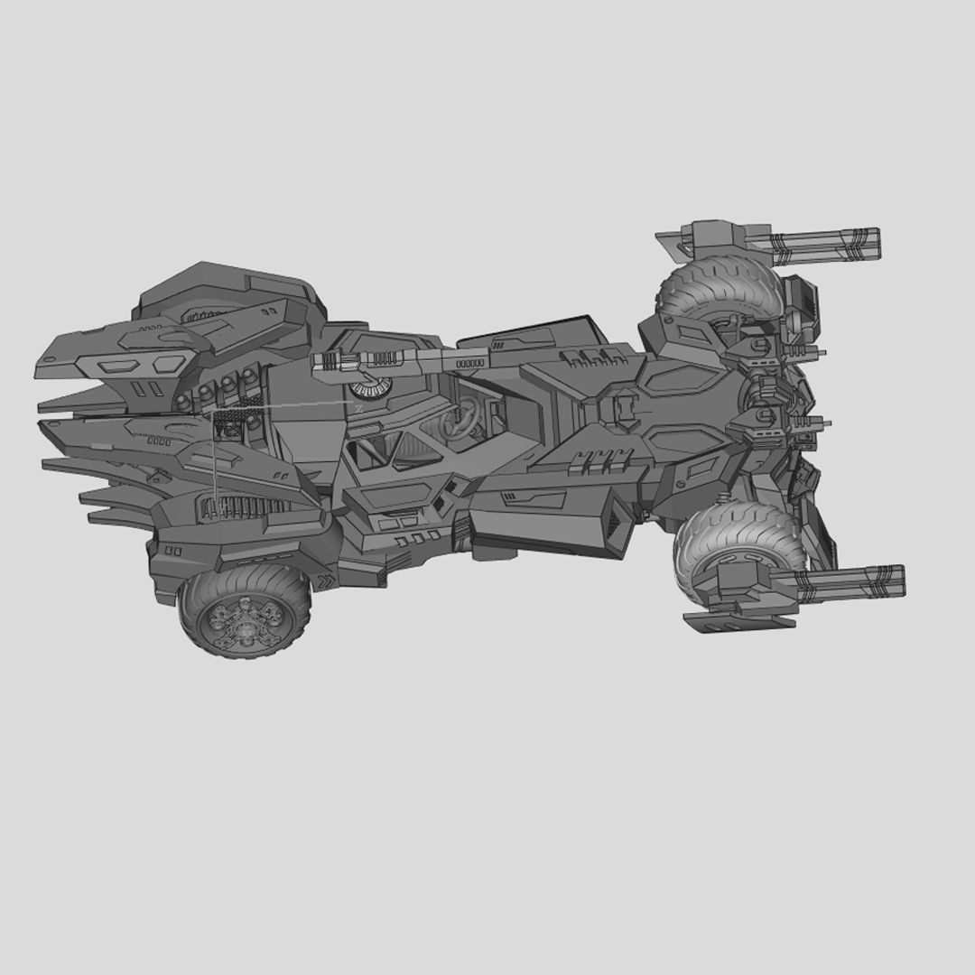 Batmobile 3D model 3D printable | CGTrader