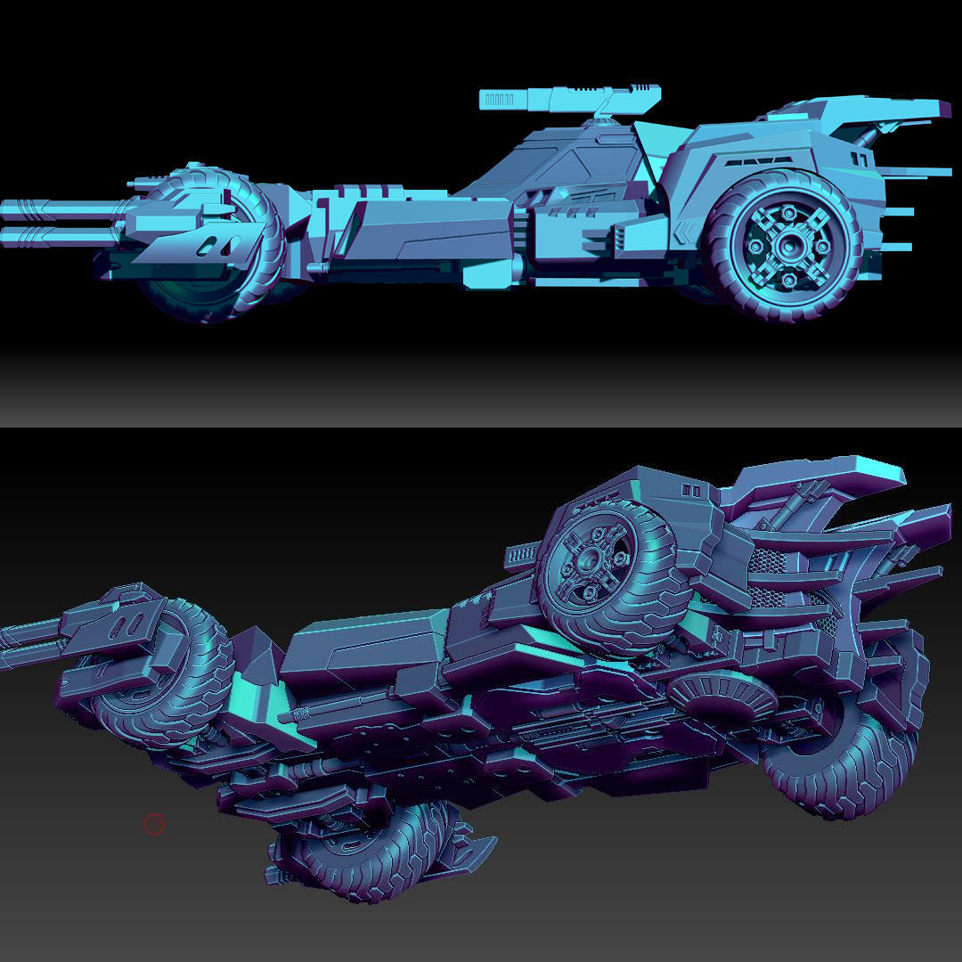 Batmobile 3D model 3D printable | CGTrader