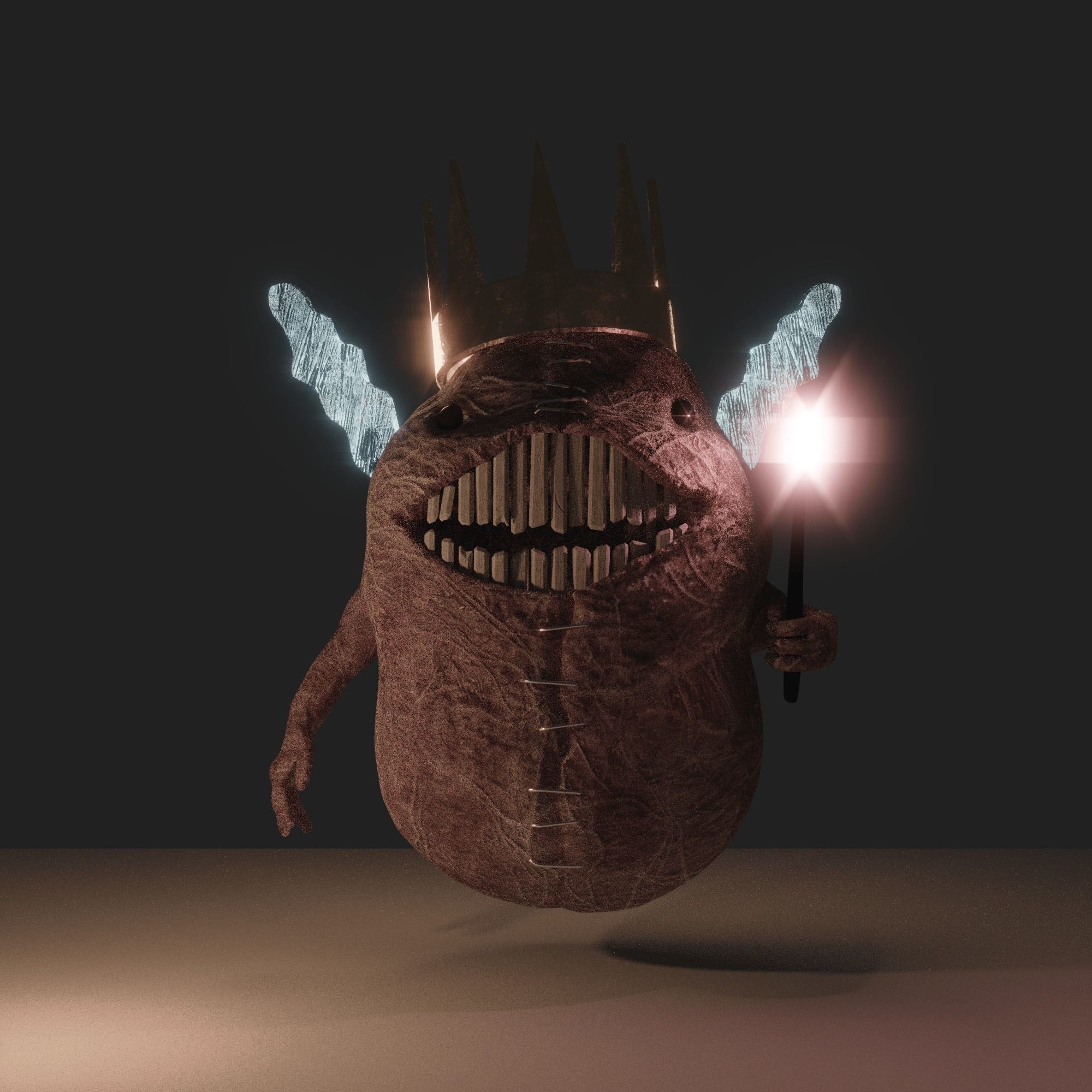 Scary Fairy 3D model rigged | CGTrader