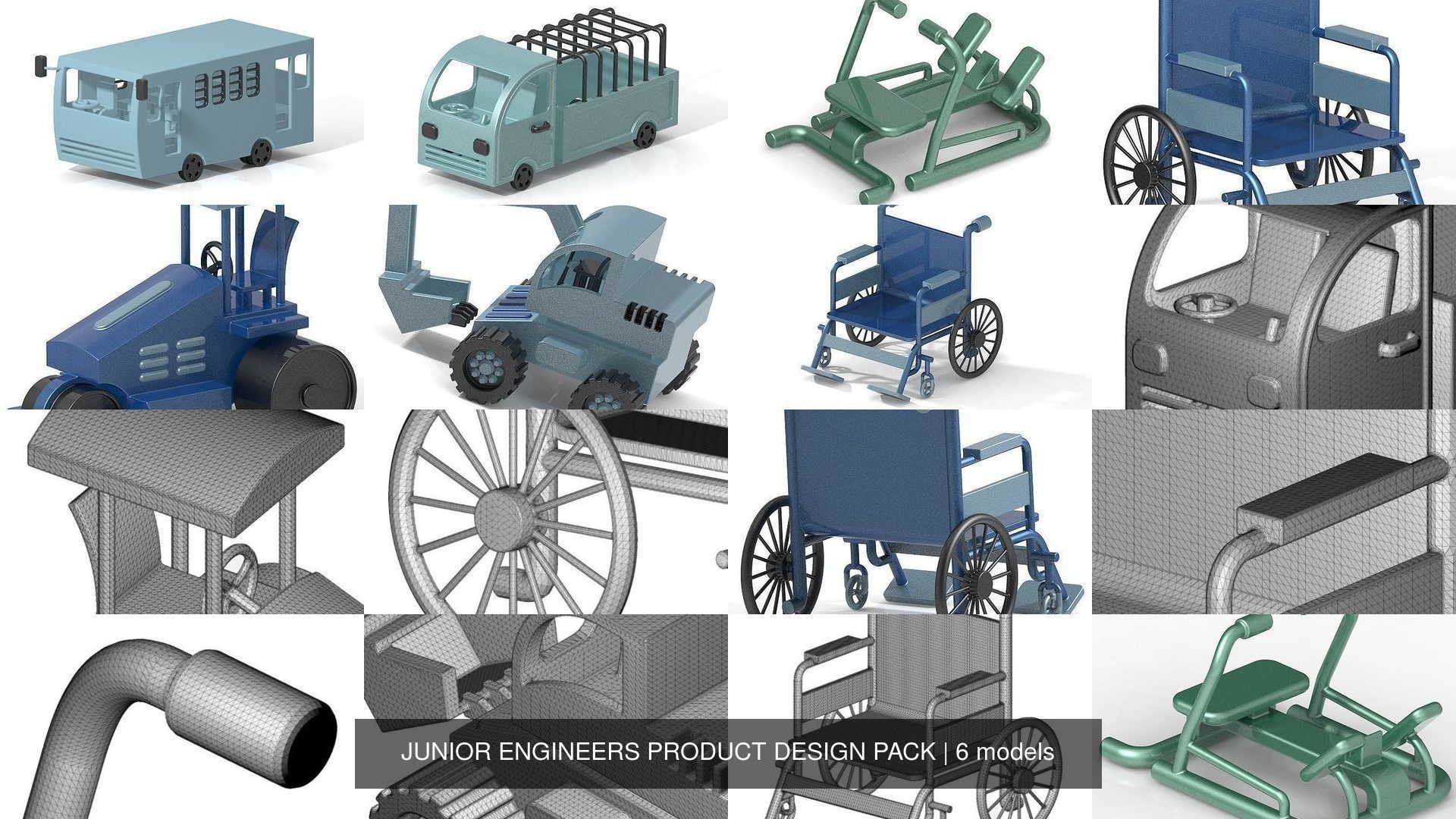 JUNIOR ENGINEERS PRODUCT DESIGN PACK 3D Model Collection 3D printable ...