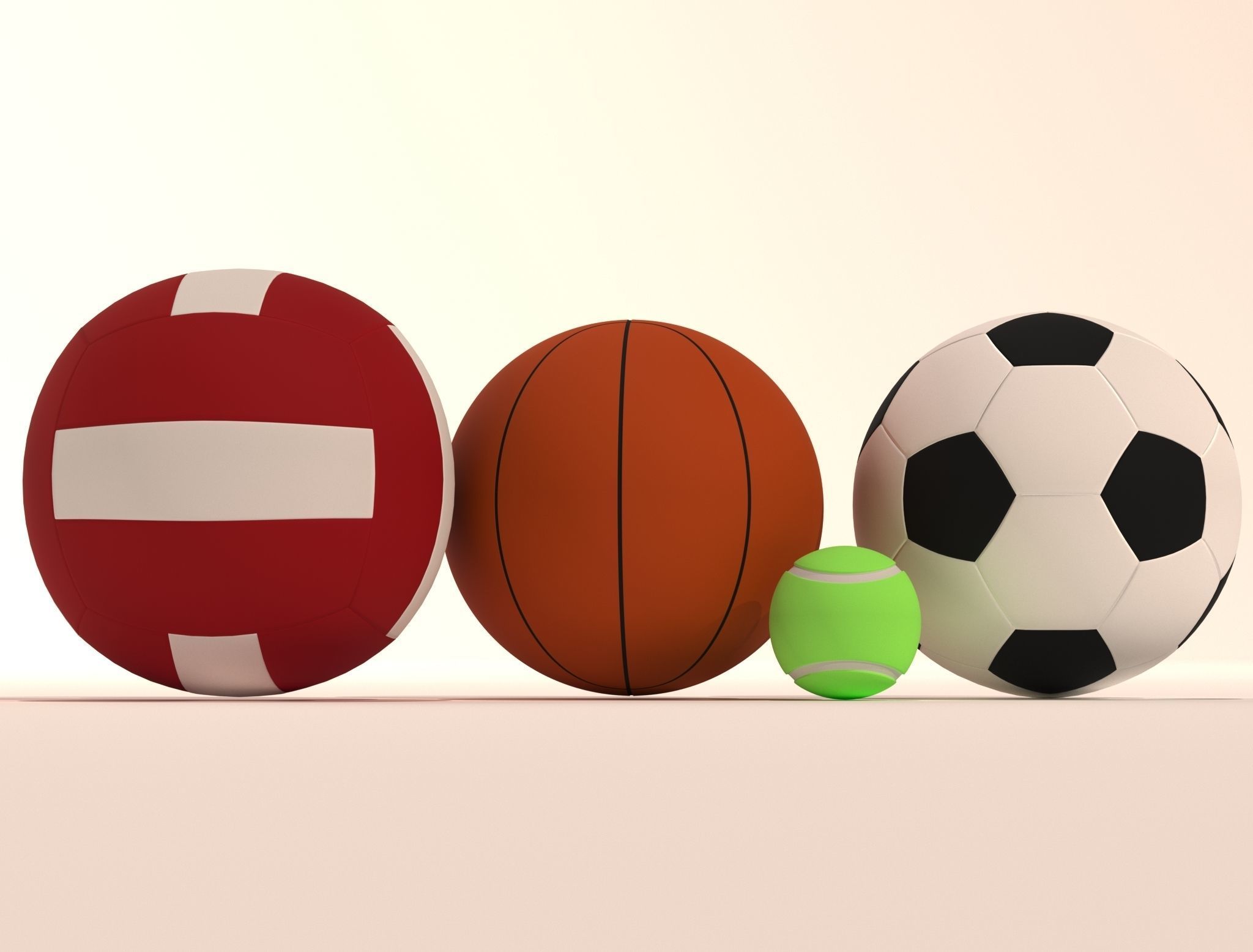 Three ball 3D model | CGTrader