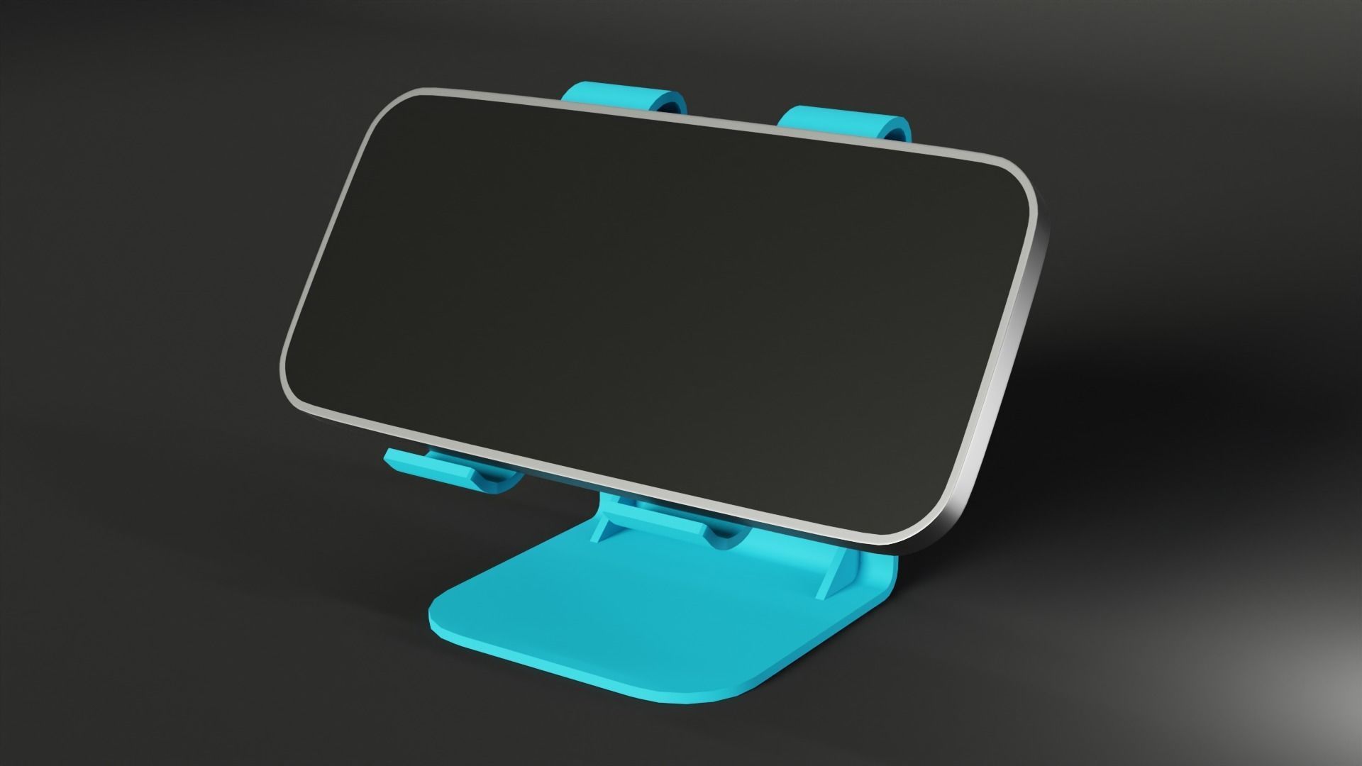 Sleek 3D Printable Phone Stand 3D model 3D printable | CGTrader