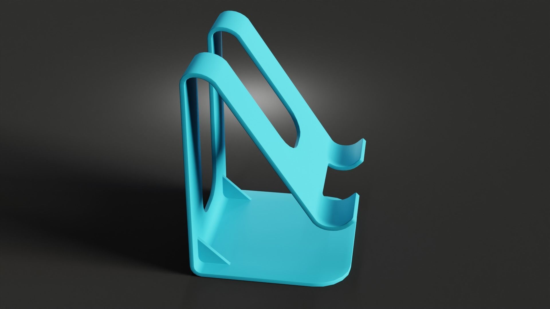 Sleek 3D Printable Phone Stand 3D model 3D printable | CGTrader