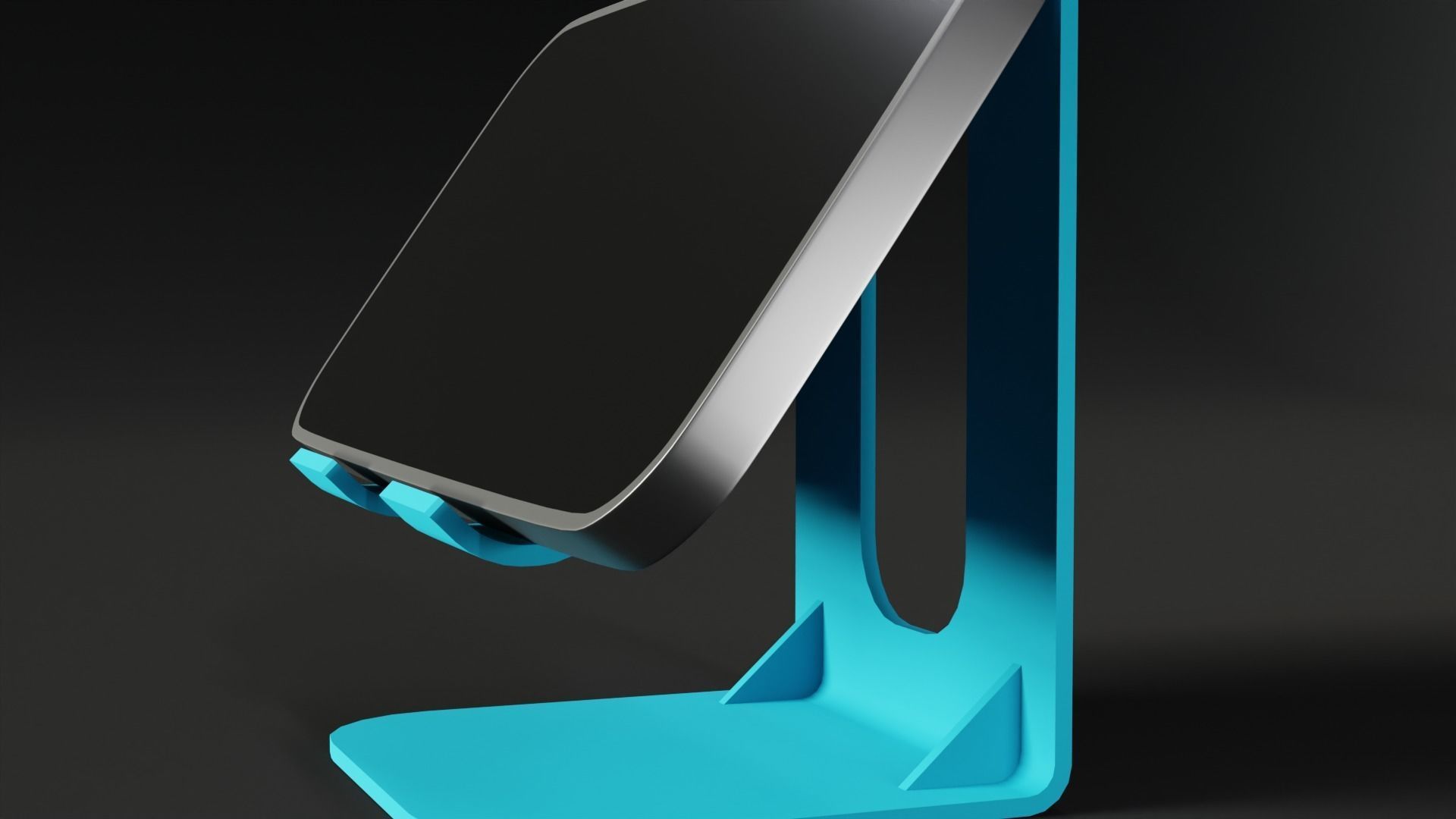 Sleek 3D Printable Phone Stand 3D model 3D printable | CGTrader