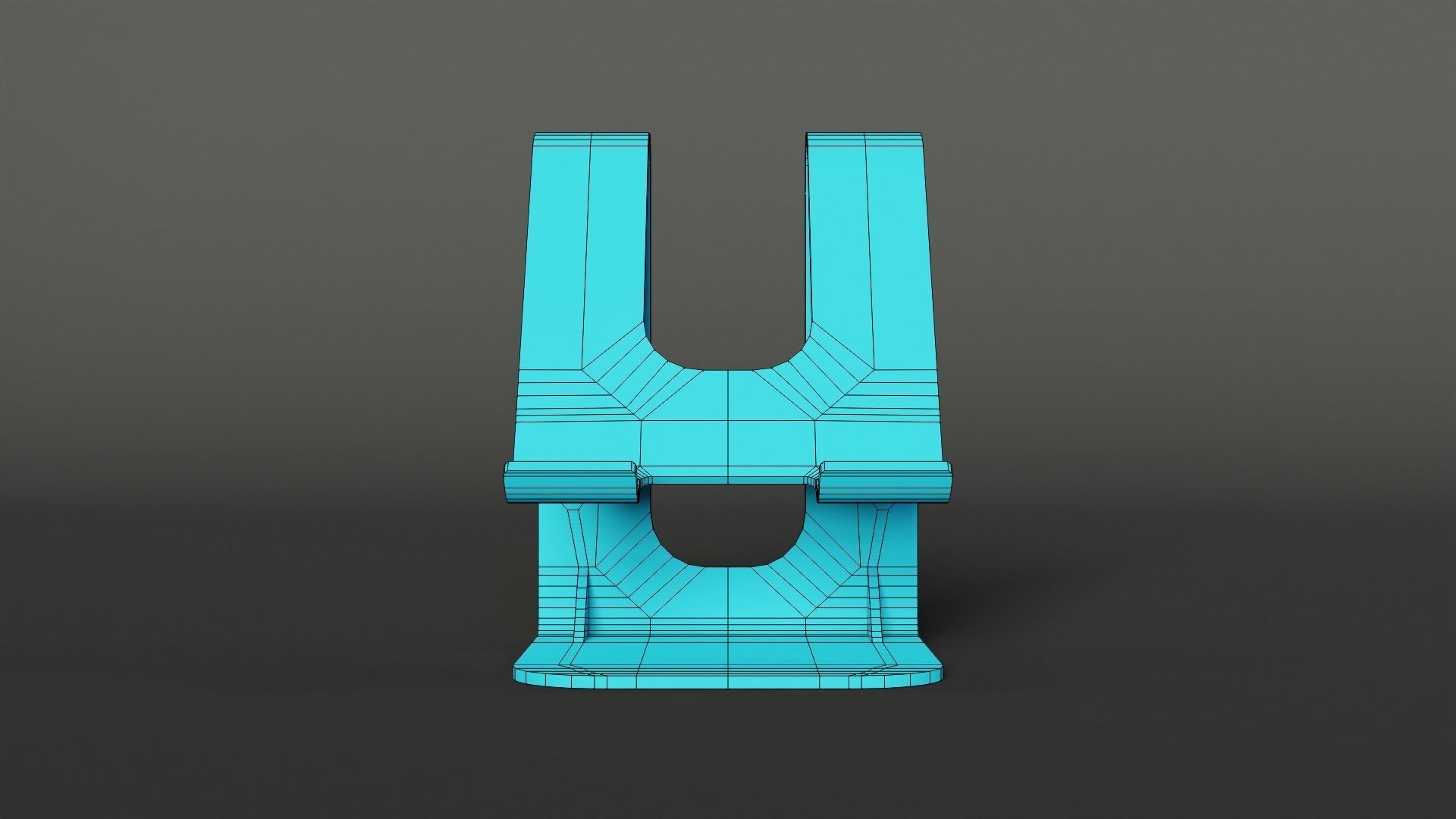 Sleek 3D Printable Phone Stand 3D model 3D printable | CGTrader