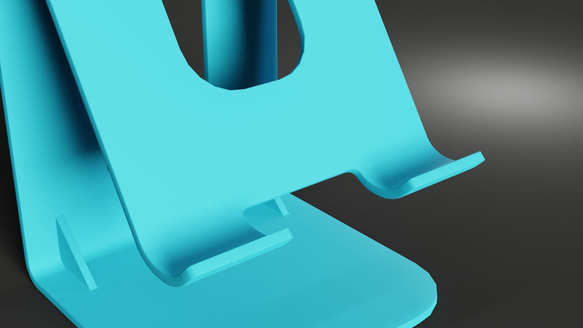 Sleek 3D Printable Phone Stand 3D model 3D printable | CGTrader