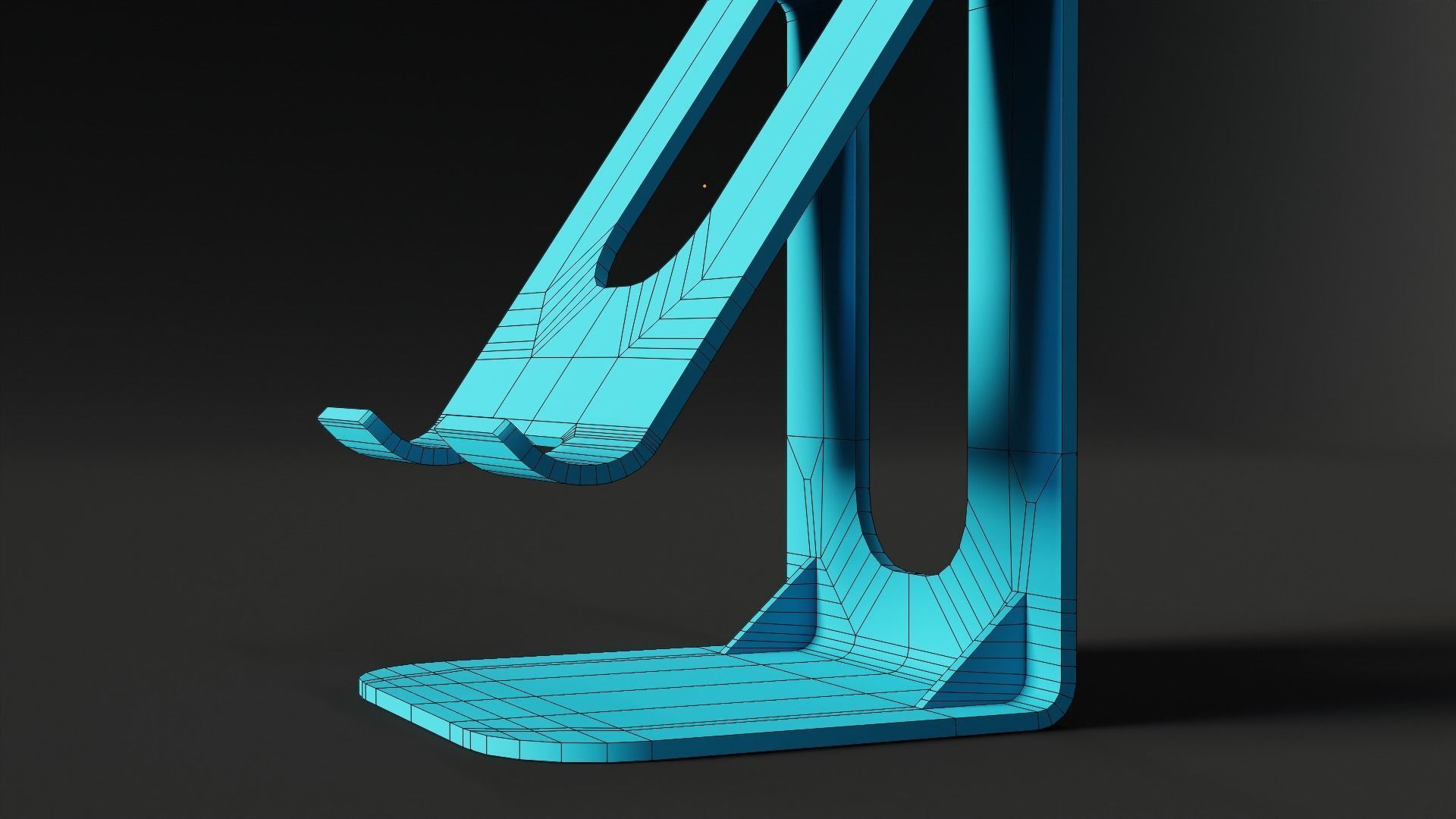 Sleek 3D Printable Phone Stand 3D model 3D printable | CGTrader